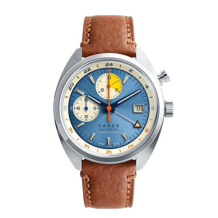 Farer - Roché World Timer - 39mm Swiss-Made Automatic Watch