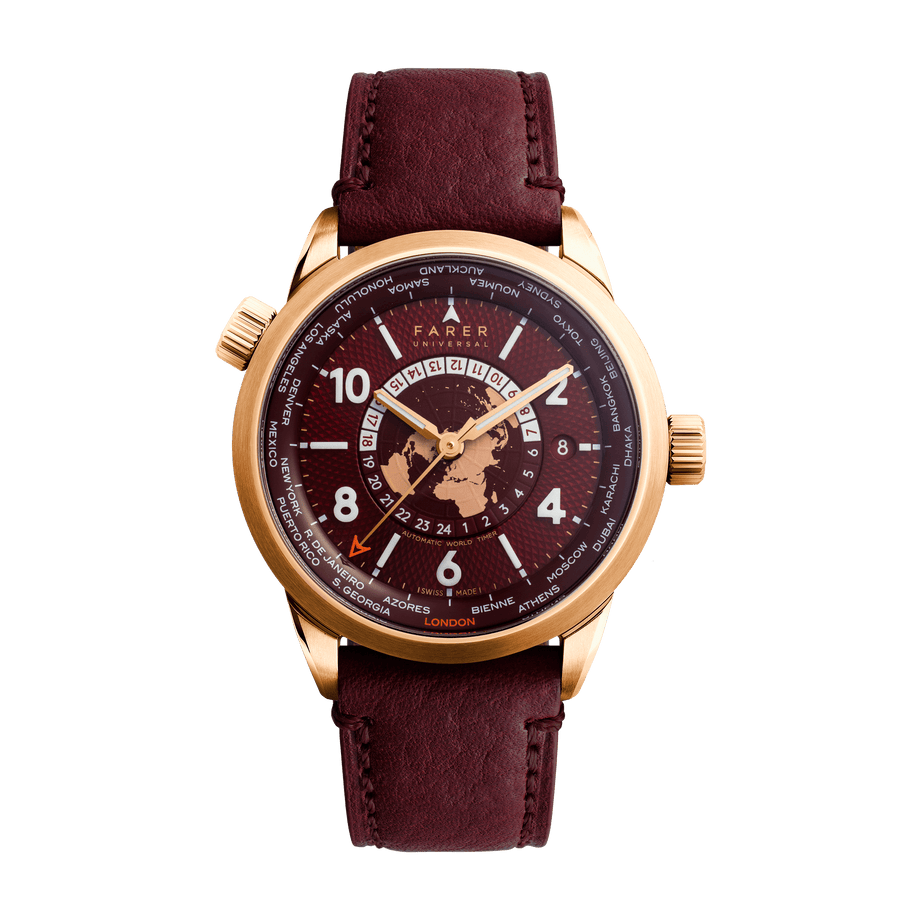 Farer - Discovery - 39.5mm Swiss-Made Three Hand Automatic Watch
