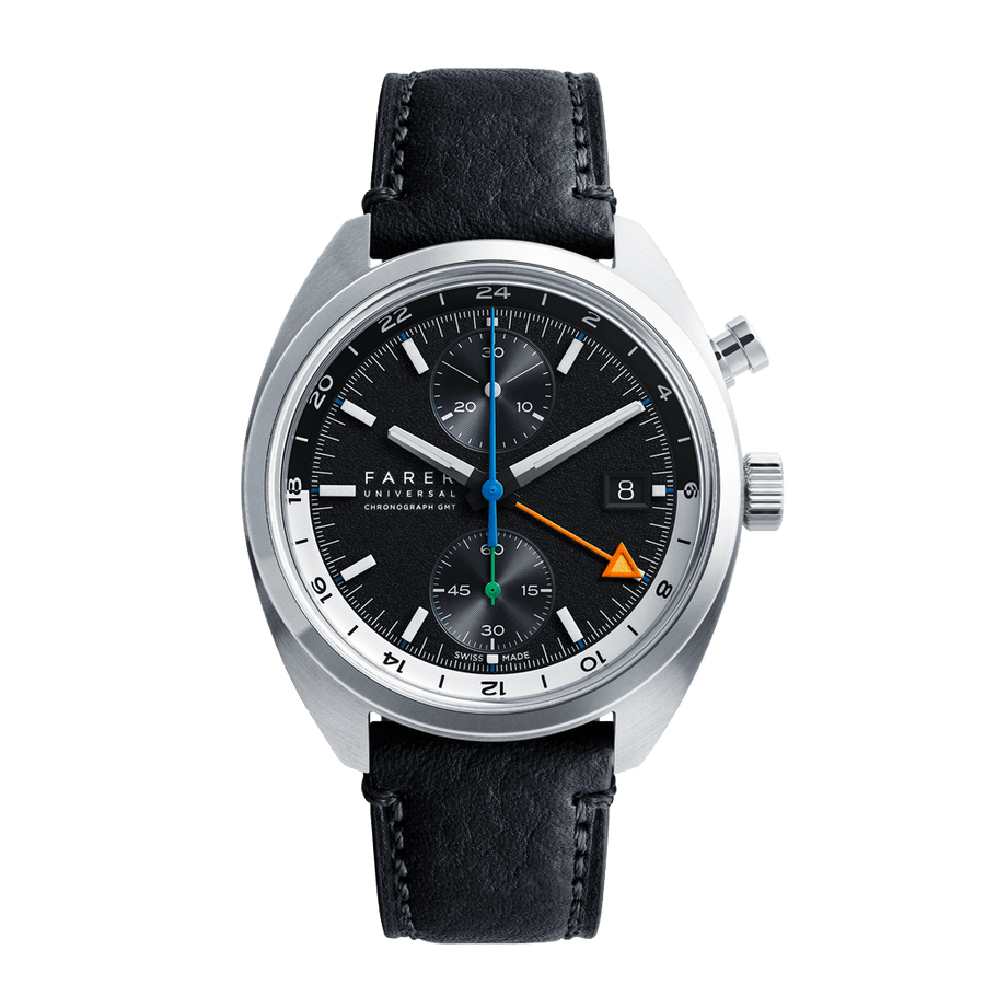 Farer - Roché World Timer - 39mm Swiss-Made Automatic Watch