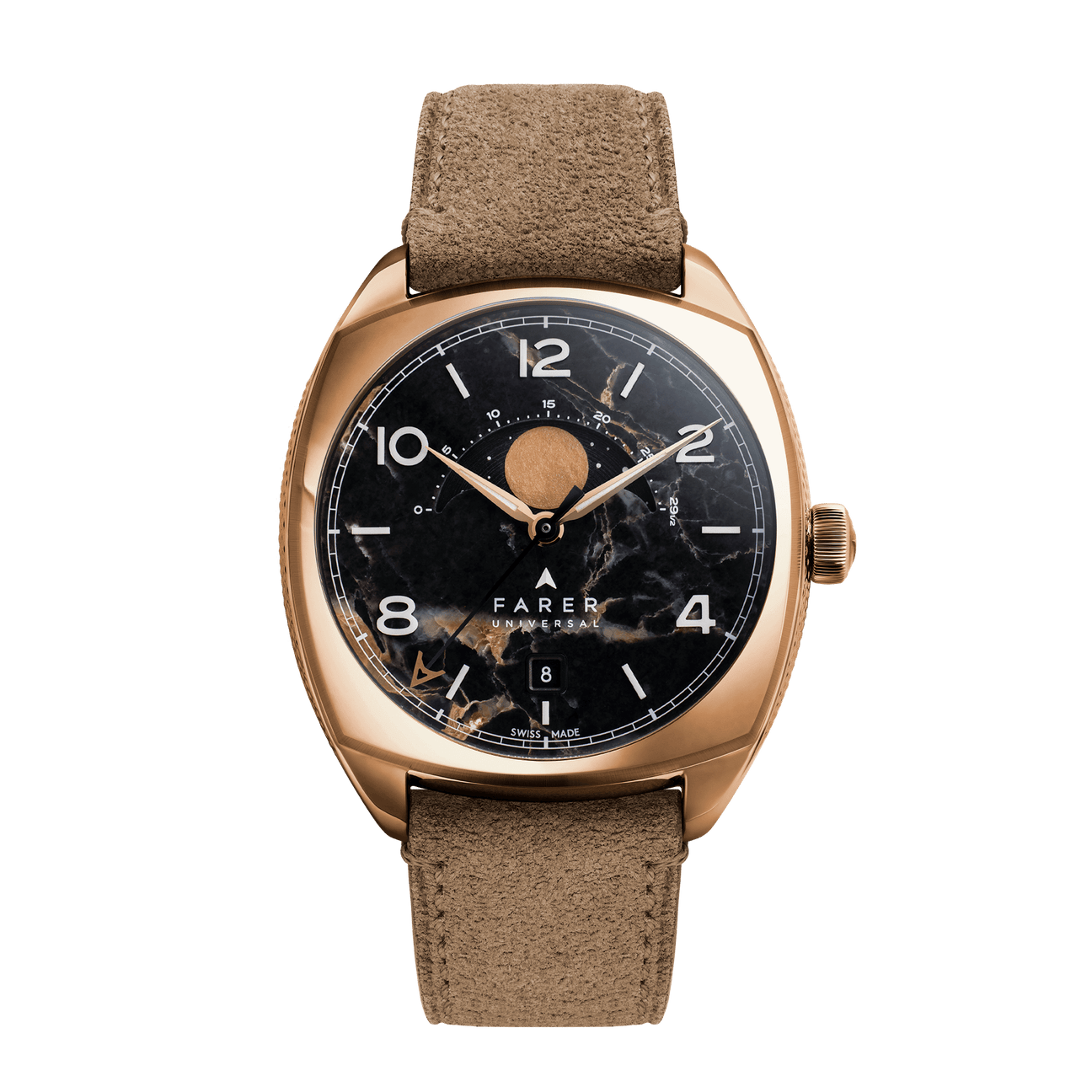 Farer - Discovery - 39.5mm Swiss-Made Three Hand Automatic Watch